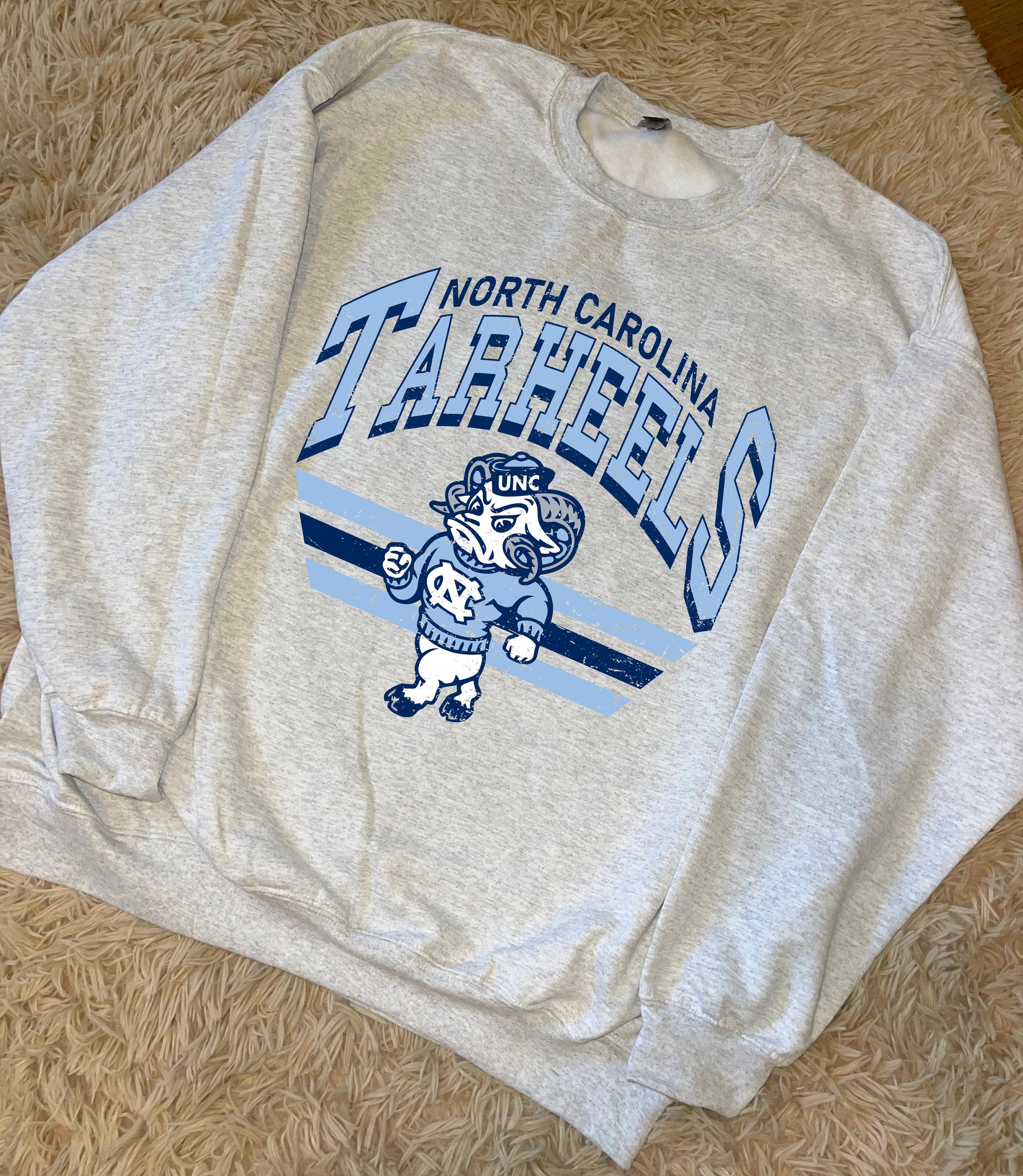 Vintage UNC Tarheels Inspired Sweatshirt | Inspire Uplift