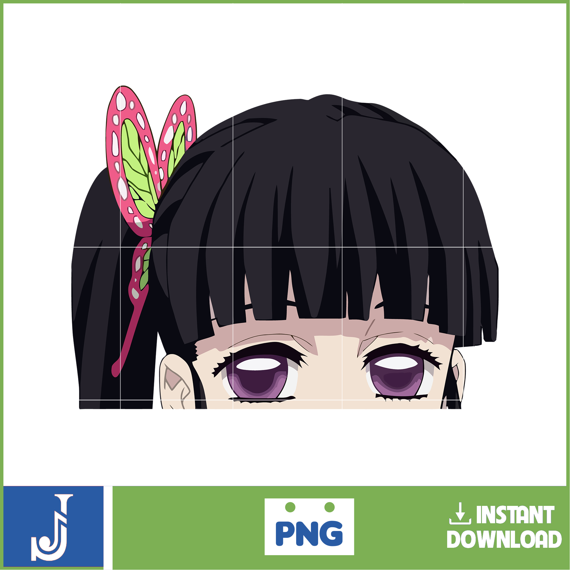 Anime Peeking Premium Graphic Design Png, Cute Png, Cool Png | Inspire ...