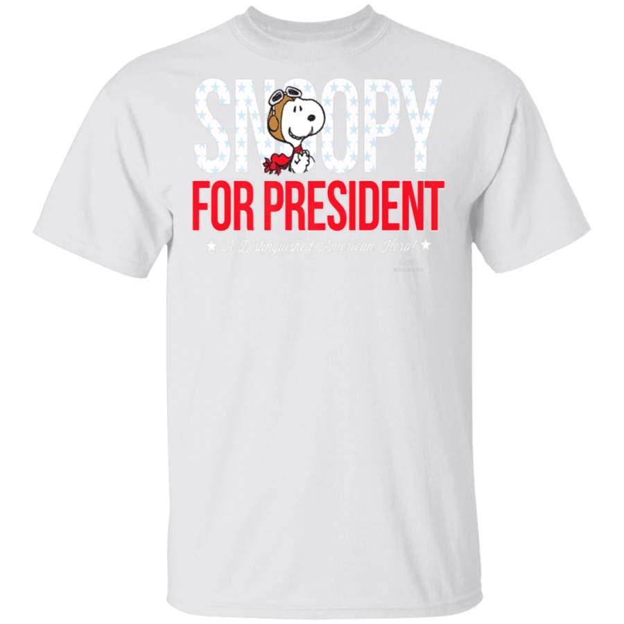 Peanuts Snoopy for President A Distinguished American Hero T | Inspire ...