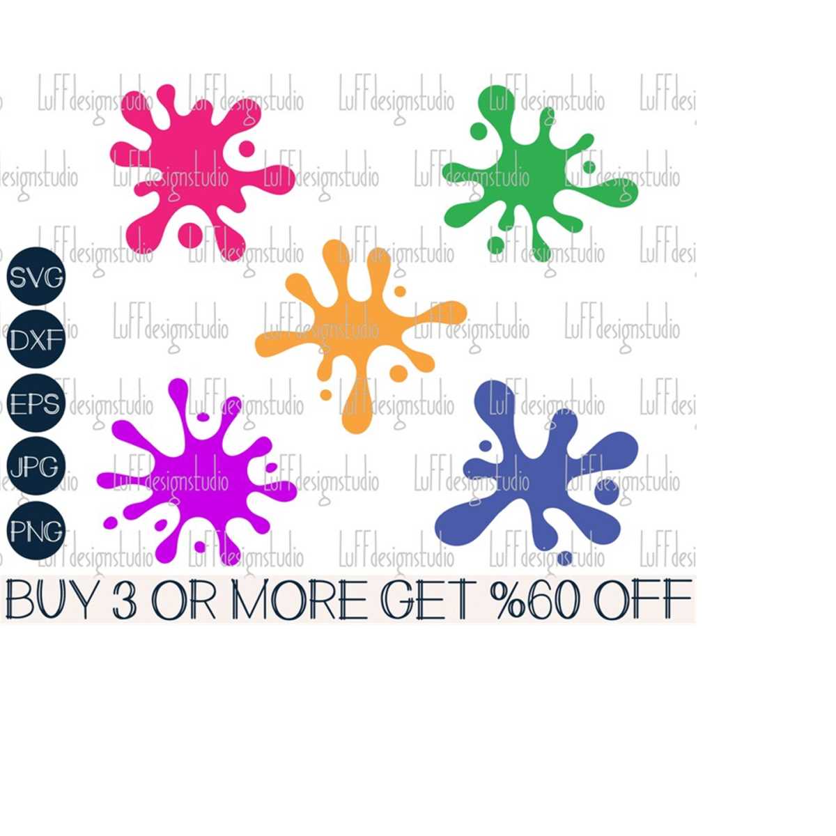 Paint SVG, Splatter SVG, Paint Splatters SVG, Paint Splat, S | Inspire ...