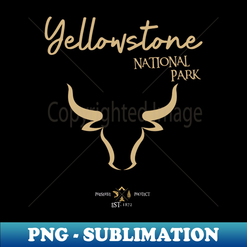 Yellowstone National Park - PNG Transparent Sublimation File | Inspire ...
