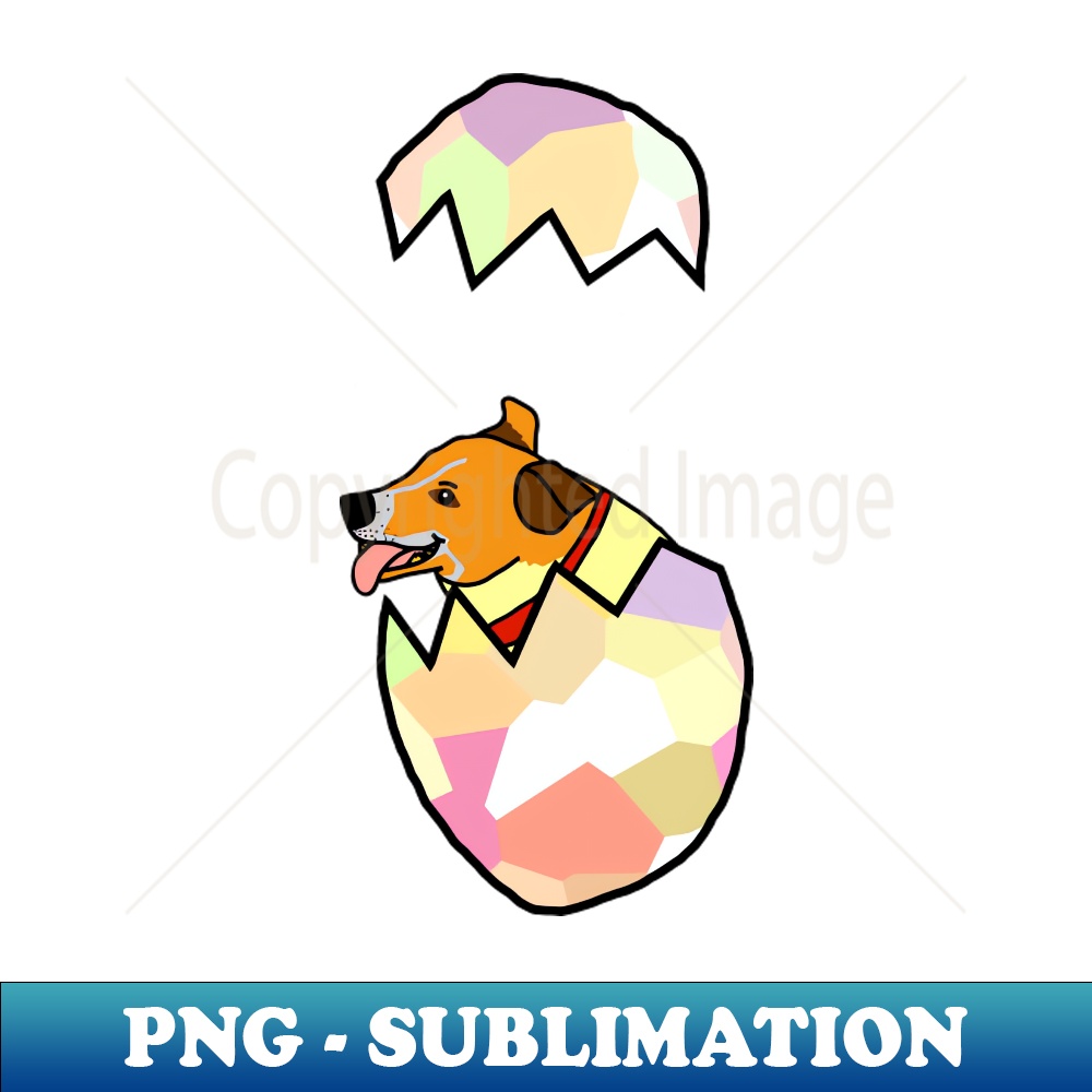 Jack Russell Puppy Popping out of Funny Easter Egg - Premium | Inspire ...