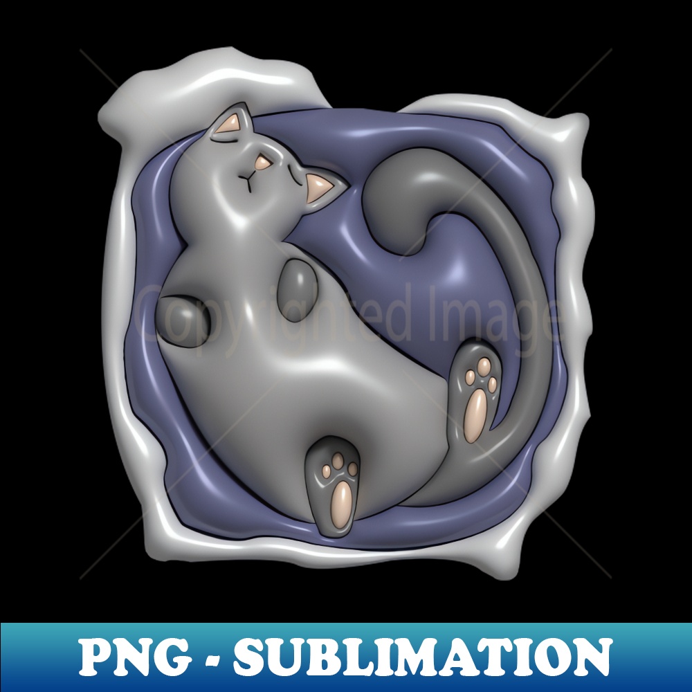 Cat Belly Up - Premium PNG Sublimation File - Bold & Eye-cat | Inspire ...