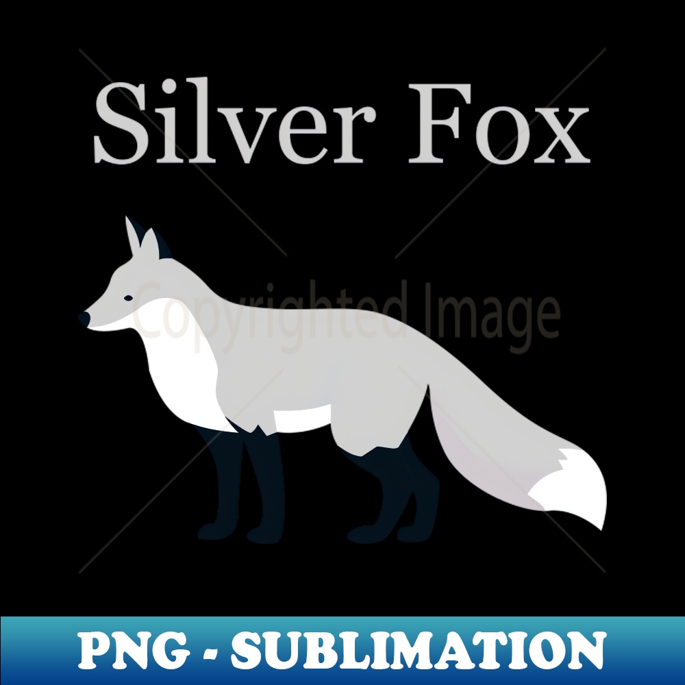Silver Fox - PNG Sublimation Digital Download - Perfect for | Inspire ...