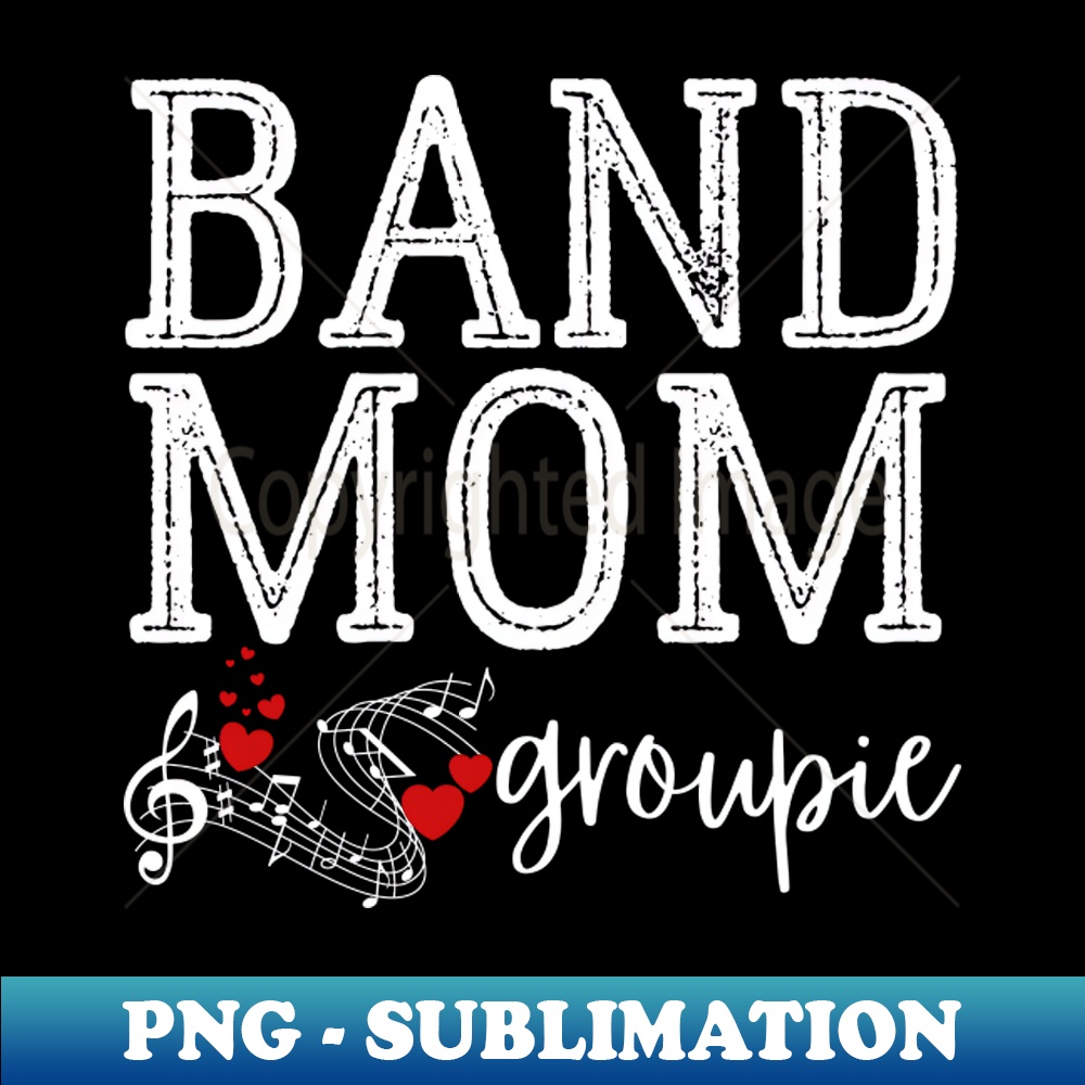 Marching Band Mom Groupie Musical Notes - Trendy Sublimation | Inspire ...