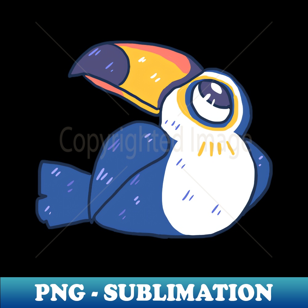 Cute Chubby Toco Toucan - High-Resolution PNG Sublimation Fi | Inspire ...
