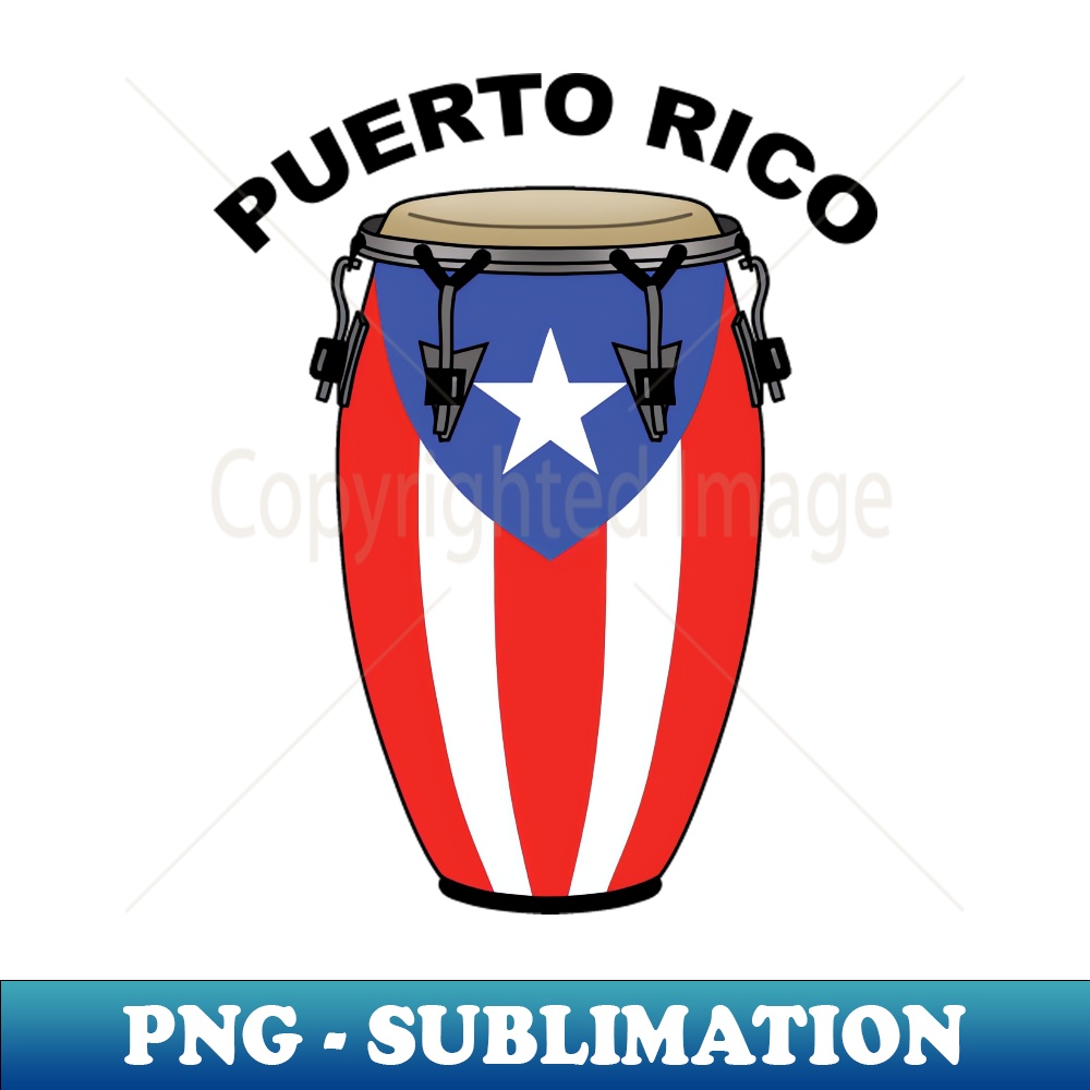 Puerto Rico Conga - Artistic Sublimation Digital File - Perf | Inspire ...