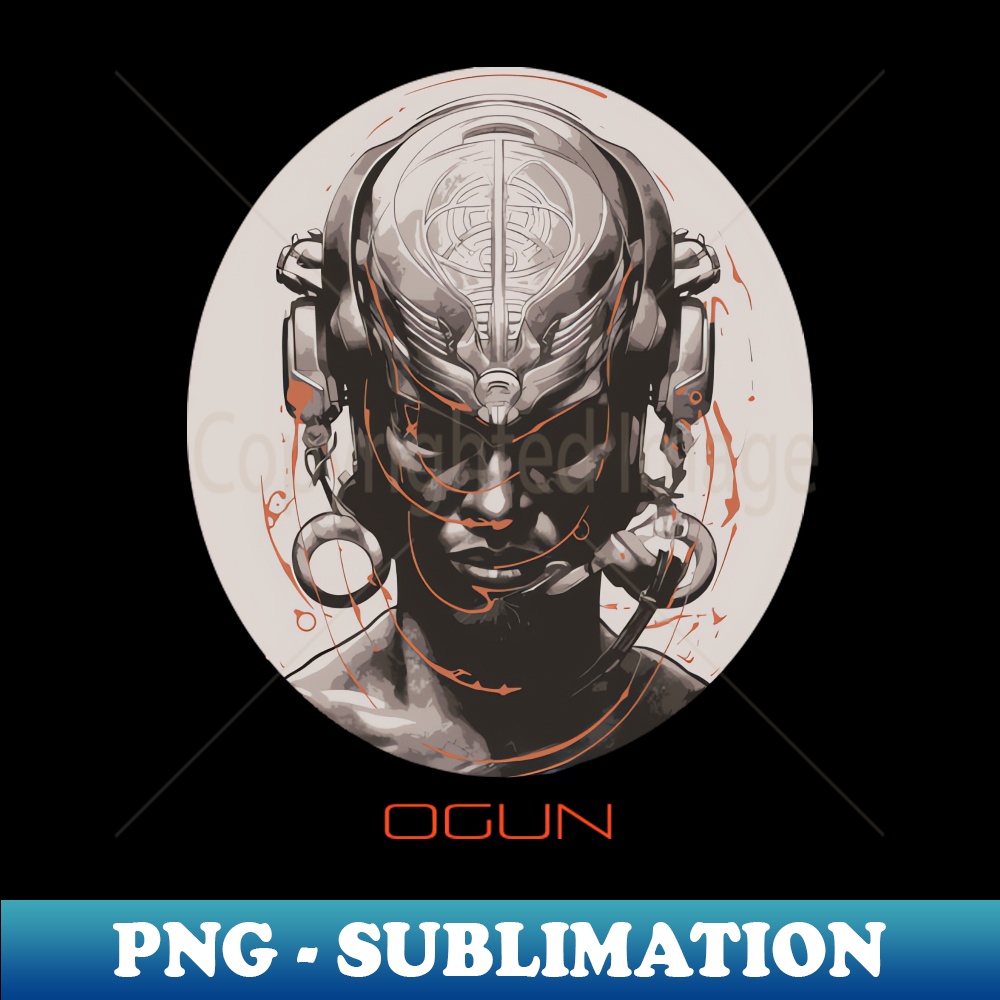 Oguns Strength - Digital Illustration of an Iconic Yoruba Go | Inspire Uplift