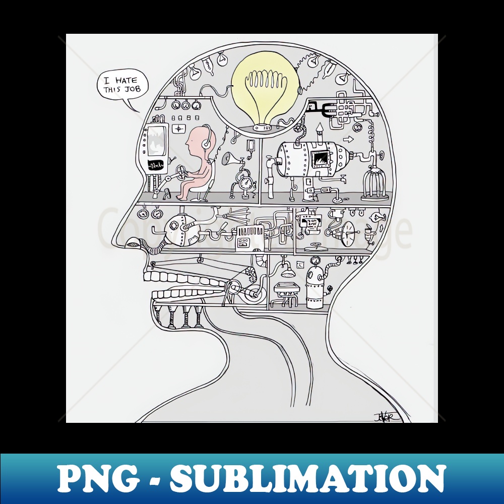 The little guy inside your head - Creative Sublimation PNG D | Inspire ...