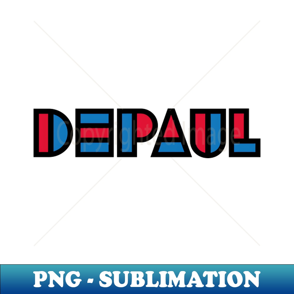Unique DePaul font with team colors - Exclusive PNG Sublimat | Inspire ...