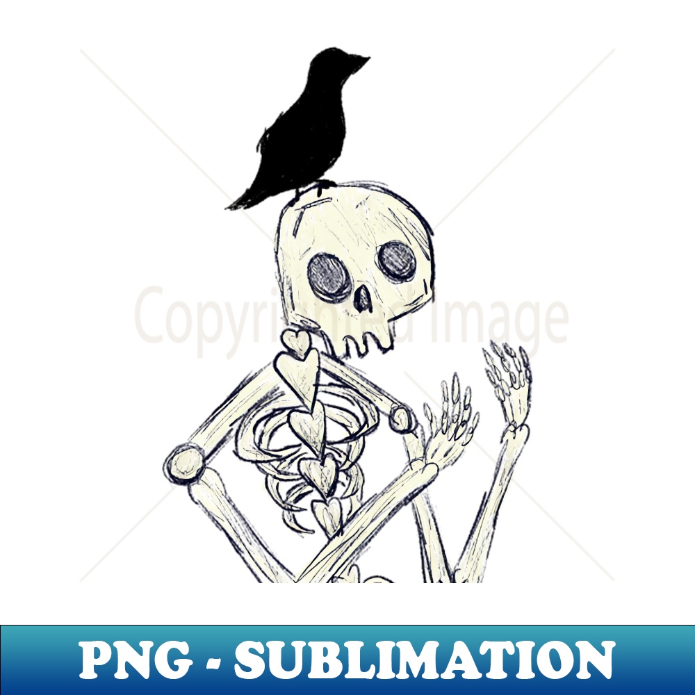 Sad Skeleton - Unique Sublimation PNG Download - Revolutioni - Inspire ...