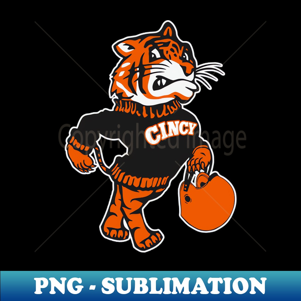 Cincinnati Reimagined Vintage Fighting Mascot - Instant Subl - Inspire ...