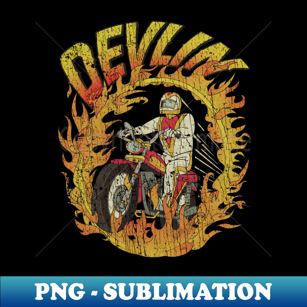 Devlin The Daredevil 1974 - High-Resolution PNG Sublimation | Inspire Uplift
