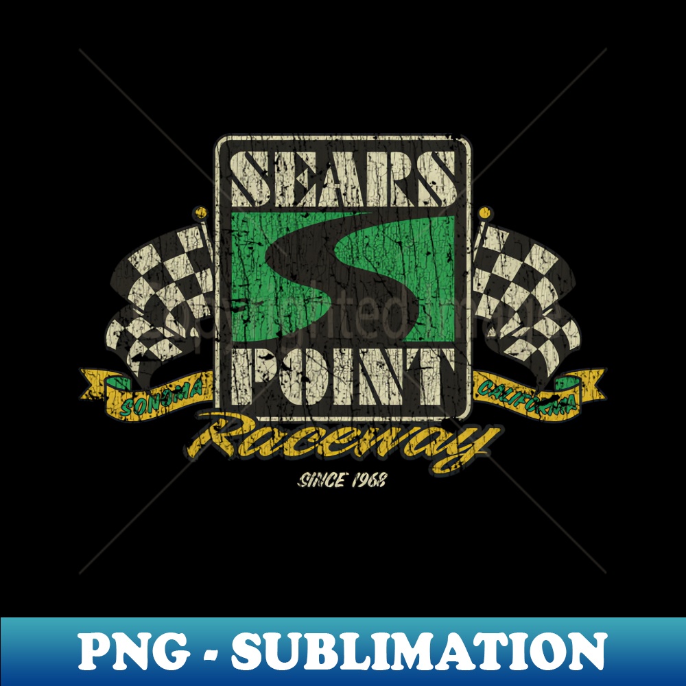 Sears Point Raceway 1968 - Sublimation-Ready PNG File - Perf - Inspire ...
