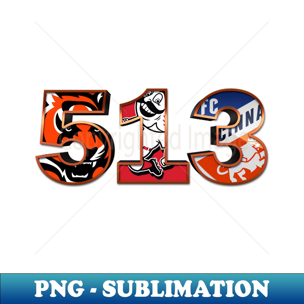513 Area Code Cincinnati Sports Sports - PNG Transparent Sub | Inspire ...