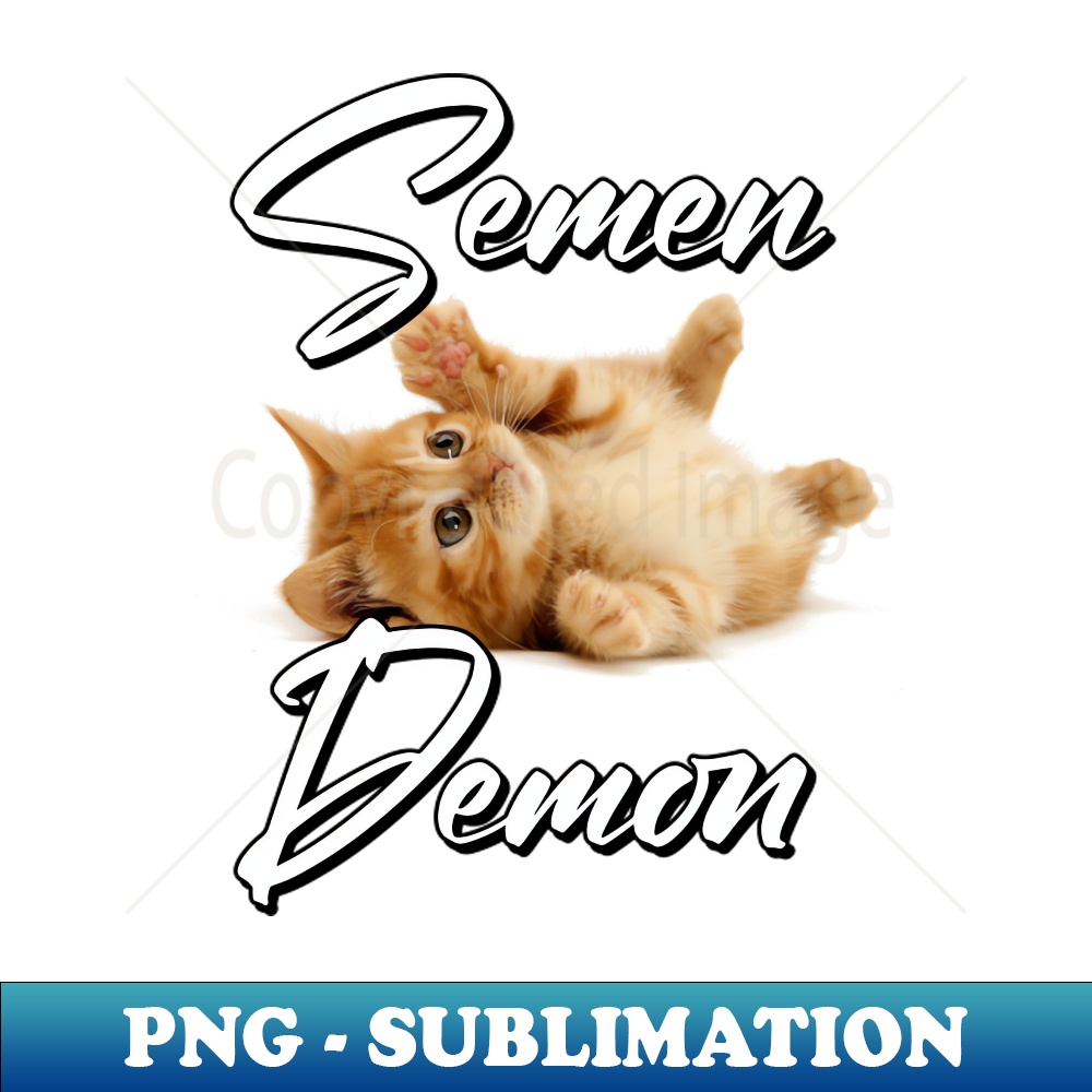 Semen Demon - Retro PNG Sublimation Digital Download - Trans | Inspire ...