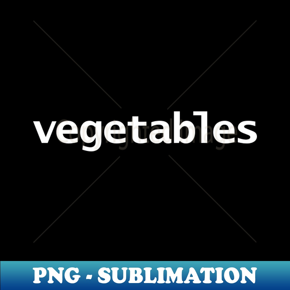 Vegetables Minimal Typography White Text - High-Resolution P - Inspire ...