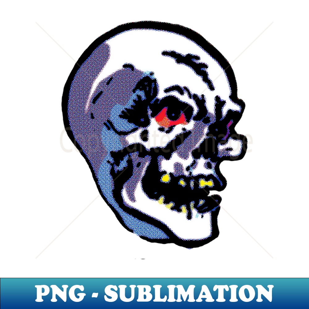 Vintage Skull Comic Book Backpages - Artistic Sublimation Di | Inspire ...