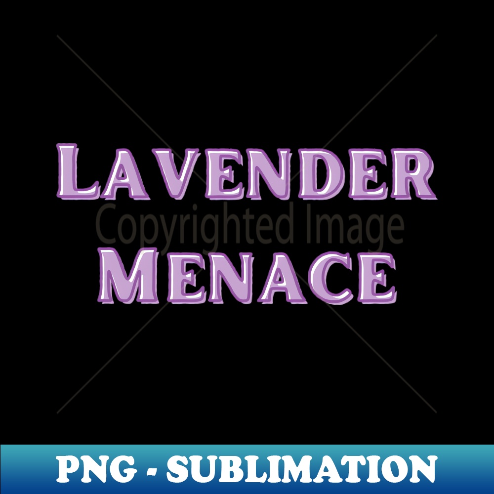 Lavender Menace Text - PNG Transparent Digital Download File | Inspire ...