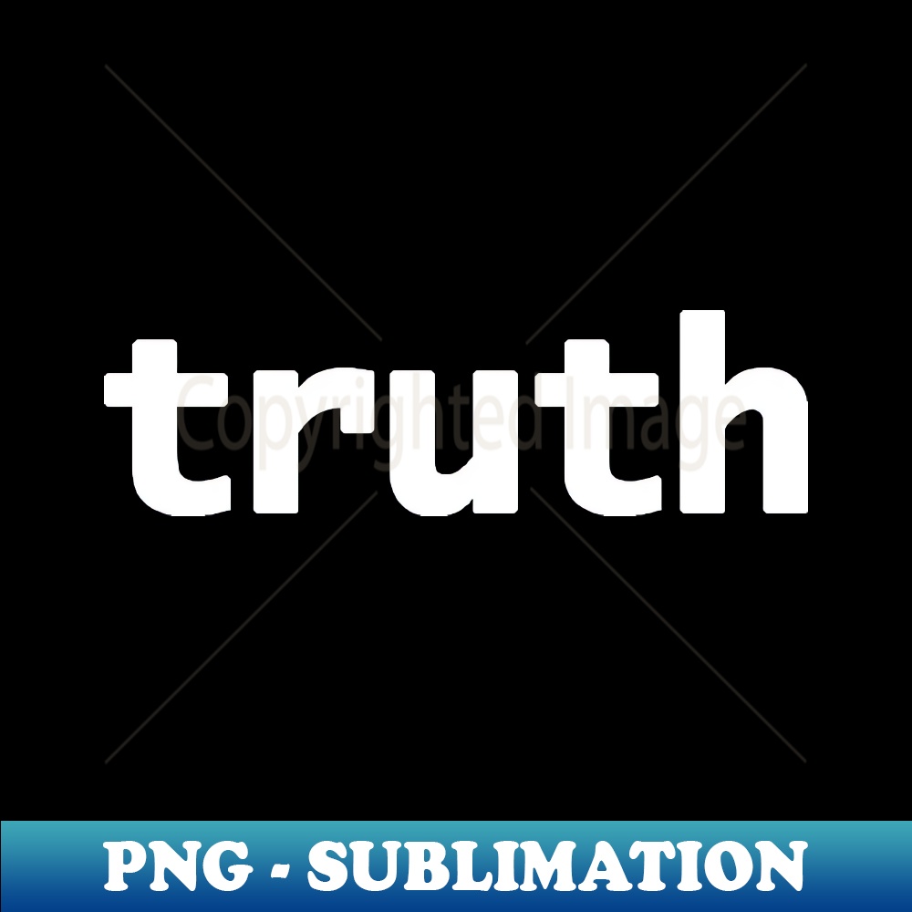 Truth Typography Minimal White Text - High-Resolution PNG Su | Inspire ...