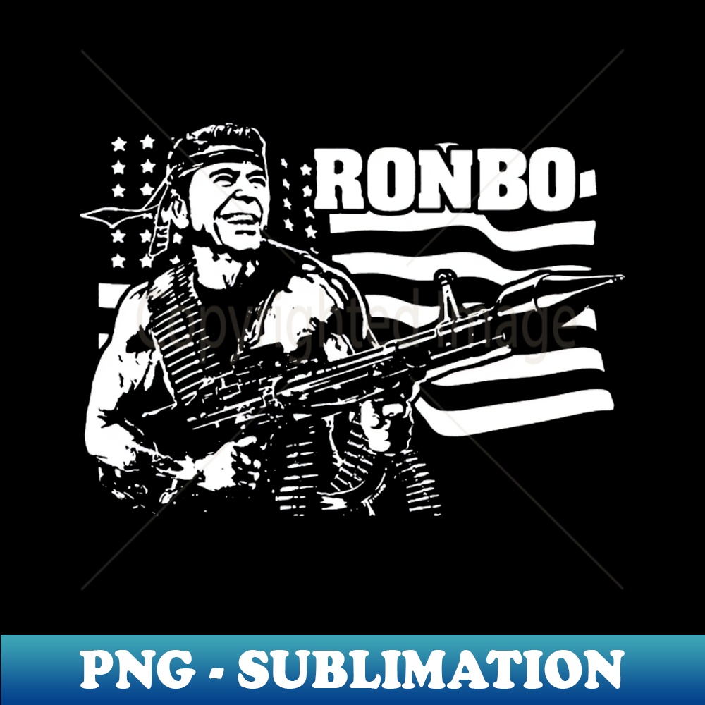 ronbo ronald reagan - PNG Transparent Sublimation File - Per | Inspire ...