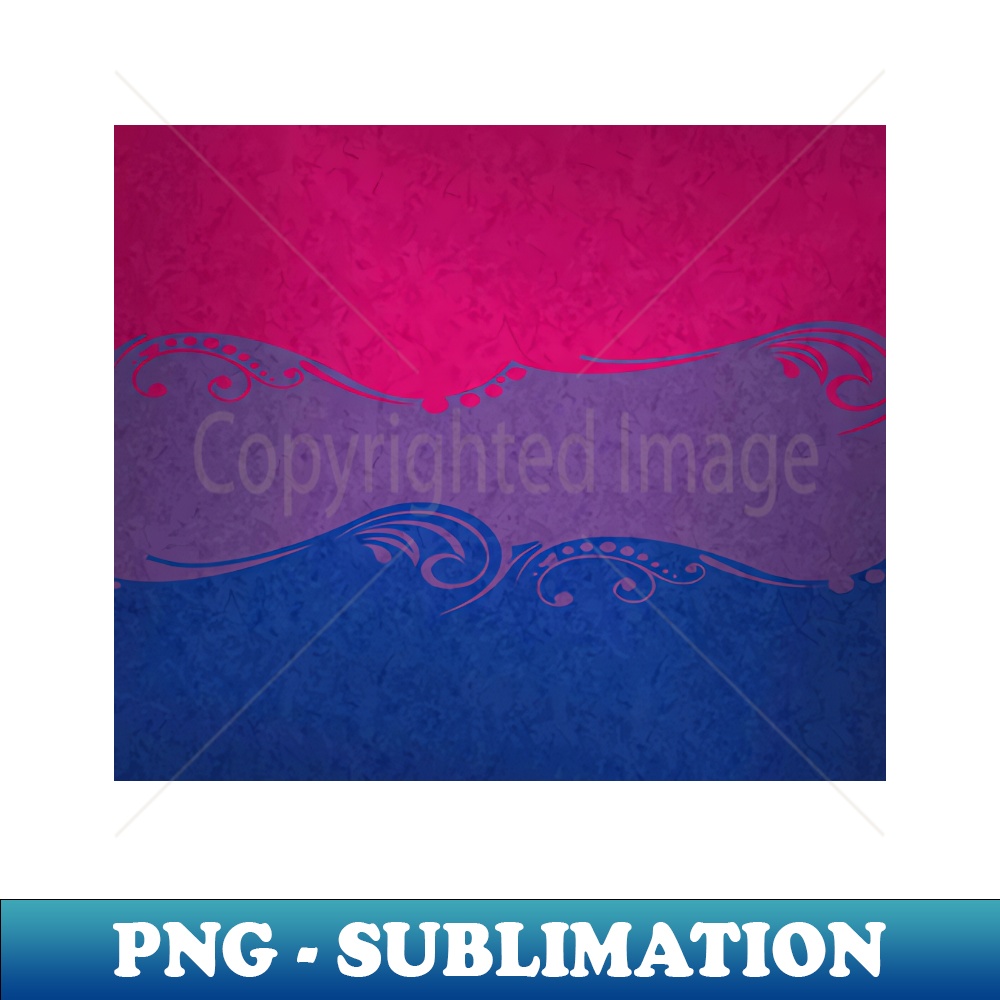 Fancy Swooped and Swirled Bisexual Pride Flag Background - A | Inspire ...