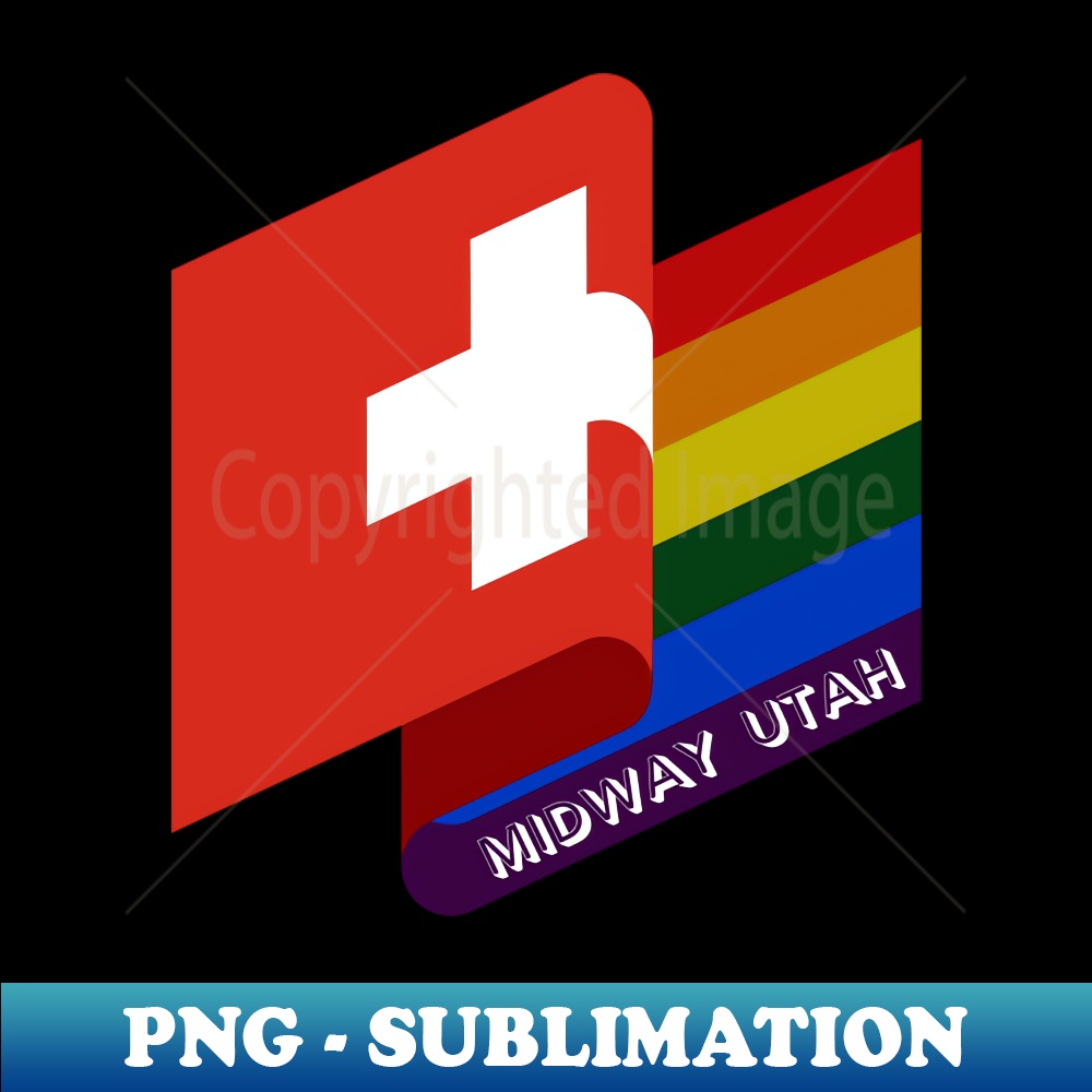 Midway Utah Pride Flag - Artistic Sublimation Digital File - | Inspire ...
