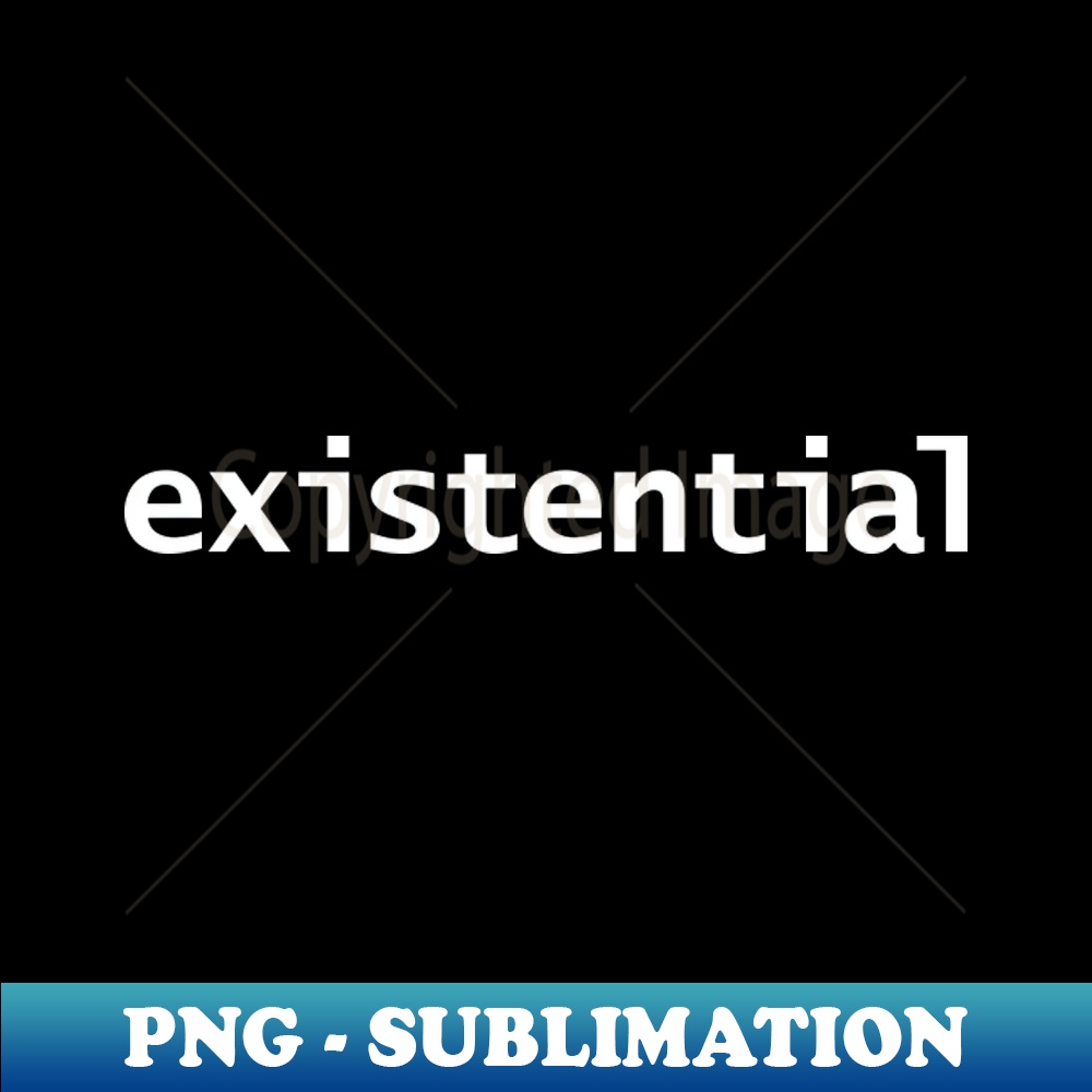 Existential Minimal White Text Typography - PNG Transparent - Inspire ...