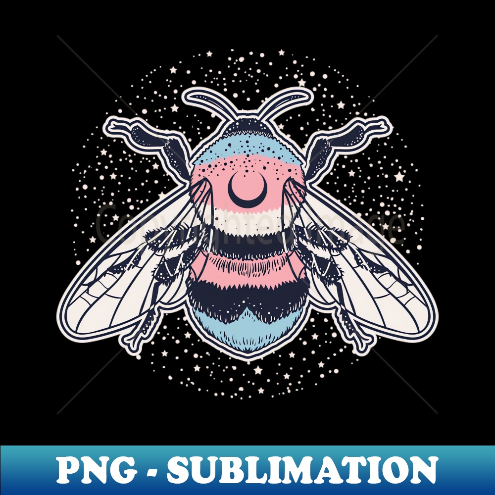 Transgender Bee Proud LGBT Pride Flag - Instant PNG Sublimat - Inspire ...
