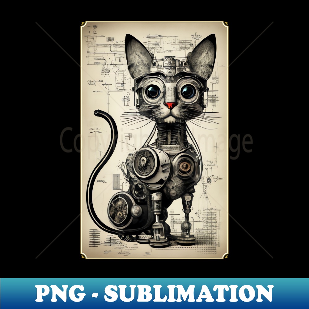 Robo Cat - Exclusive Sublimation Digital File - Stunning Sub | Inspire ...