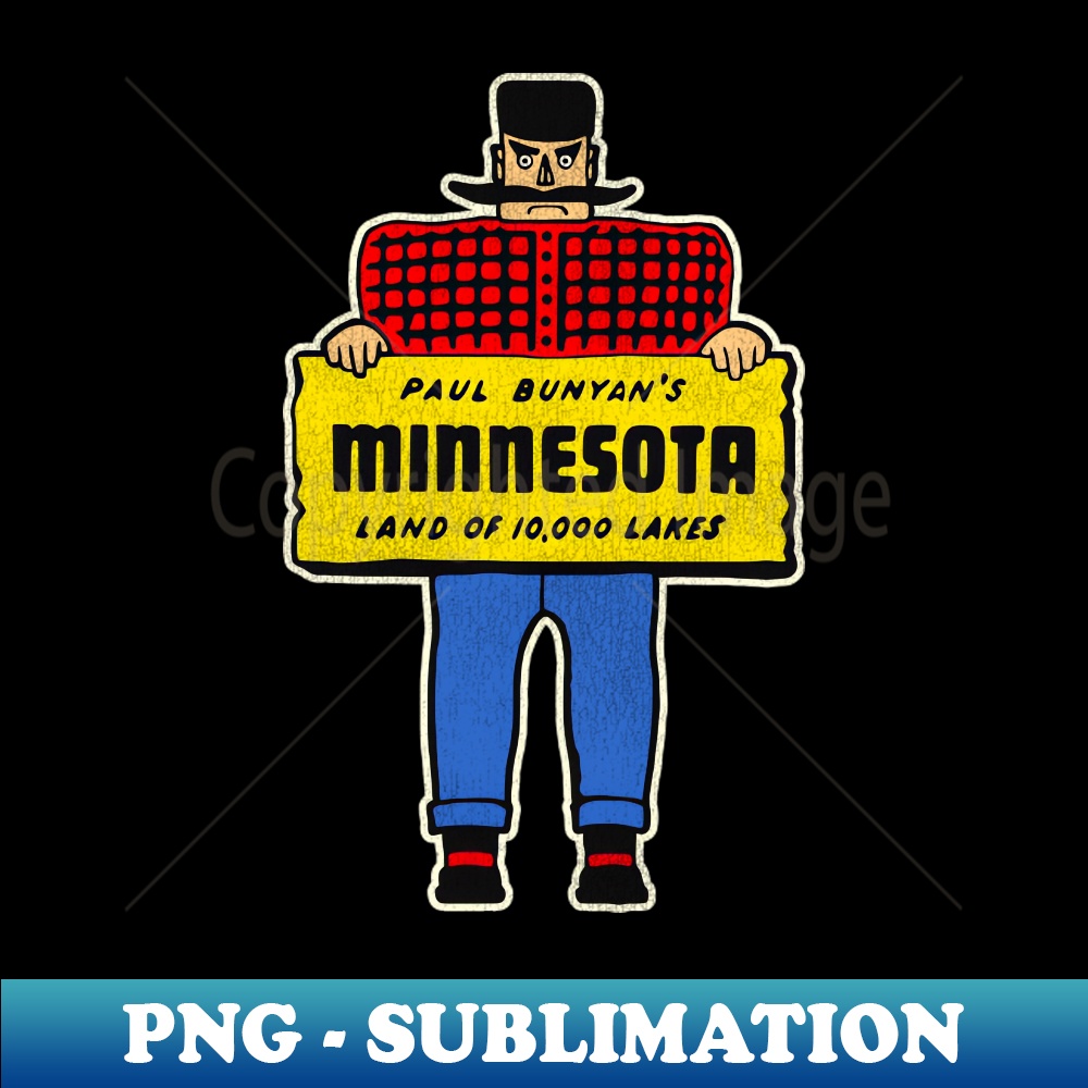 Minnesota Travel Souvenir Paul Bunyan - Modern Sublimation P - Inspire ...