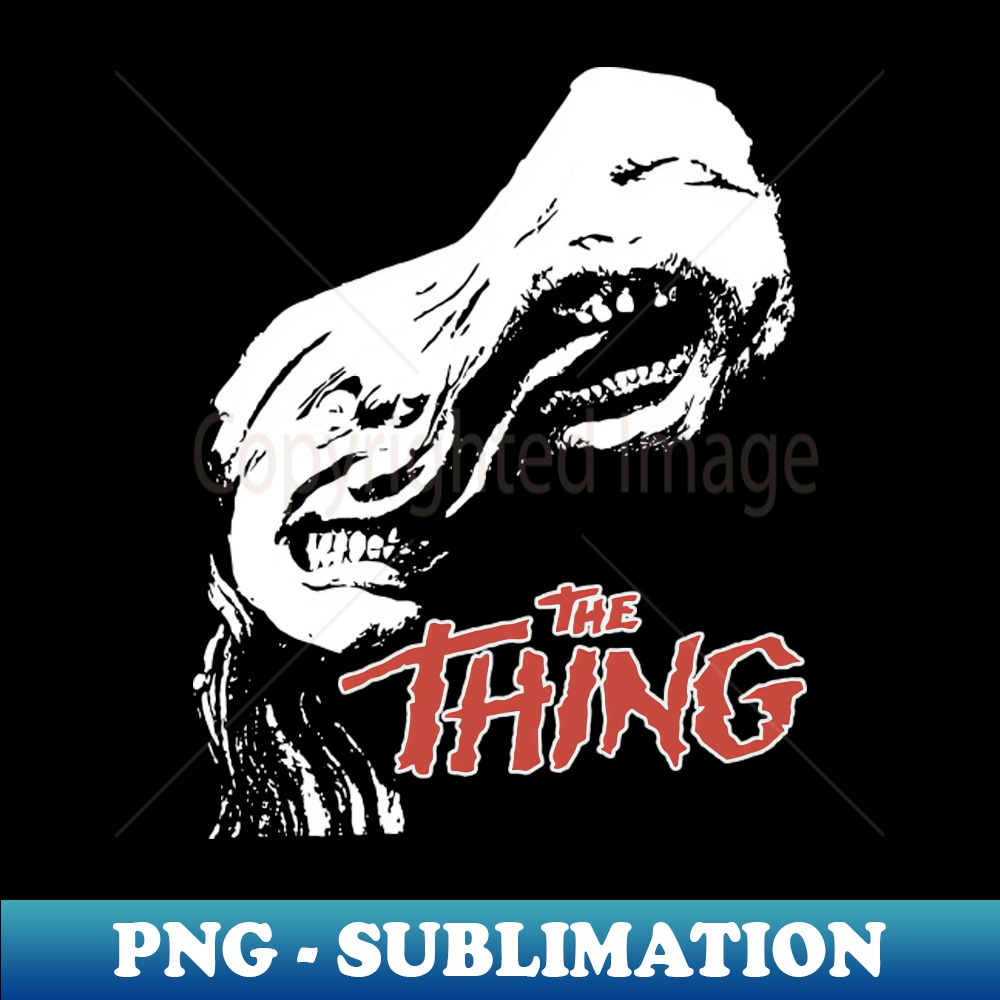 The Thing Cult Classic Horror Heads Fan Art - Vintage Subli - Inspire ...