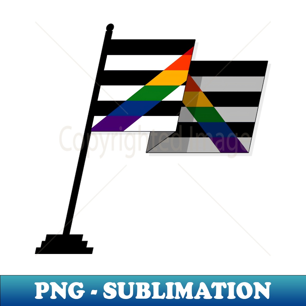 Large Waving Flag in LGBT Ally Pride Flag Colors - Premium S | Inspire ...