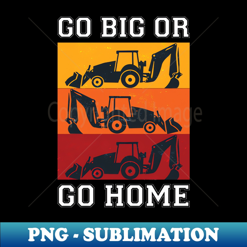 Funny Excavator and Construction Worker Heavy Equipment - Pr - Inspire ...