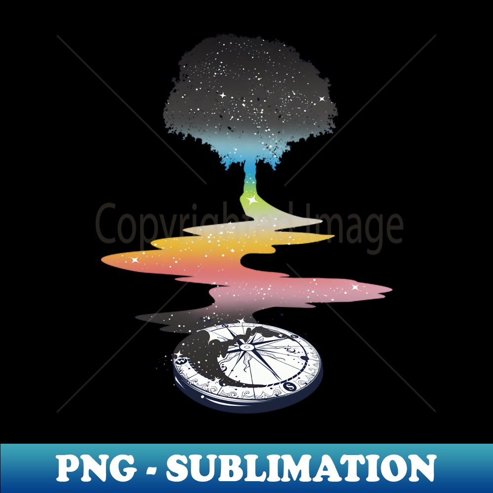 Queer Tree LGBT Gay Pride Flag - PNG Transparent Sublimation - Inspire ...