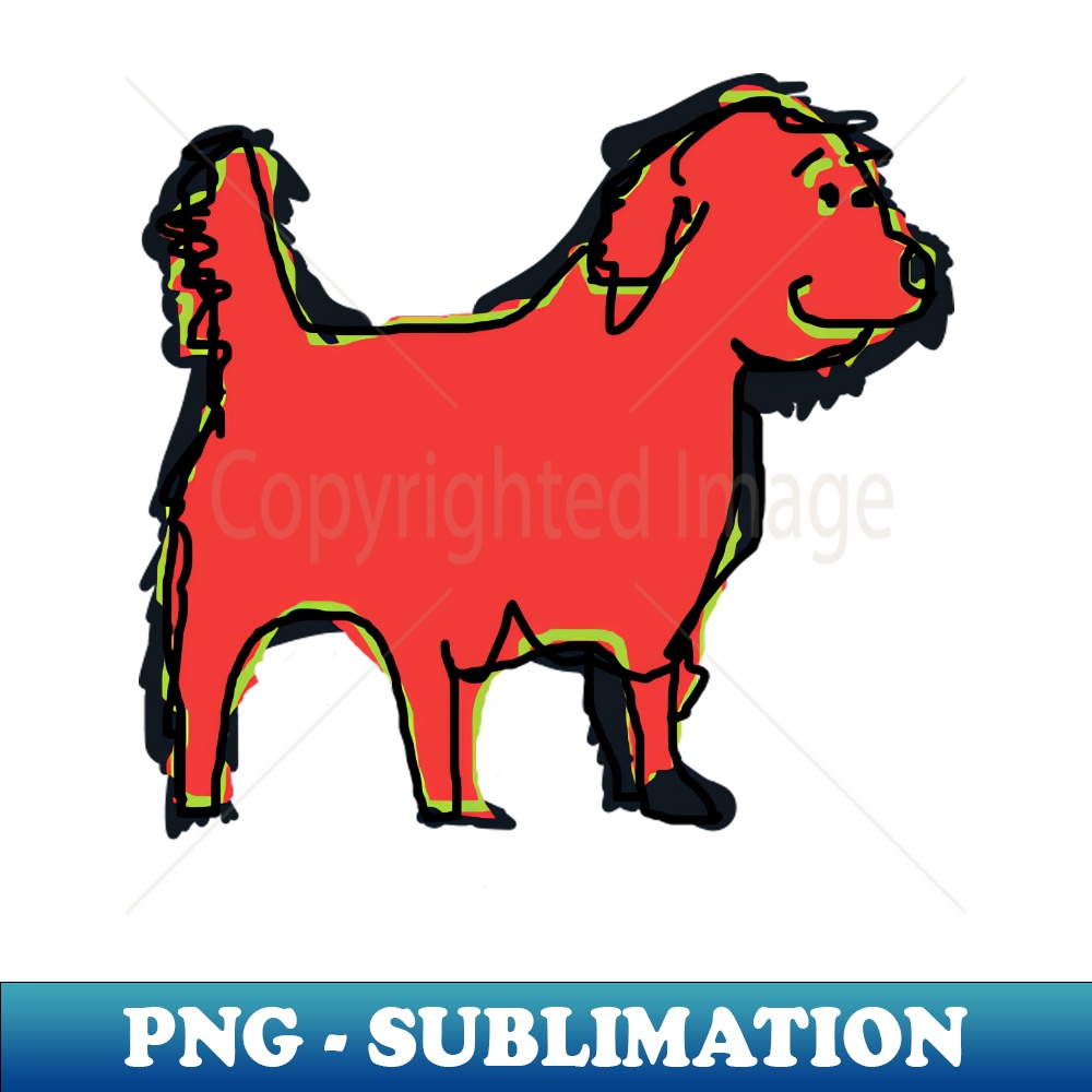 Red Dog Ruff Rough - Instant Sublimation Digital Download - | Inspire ...