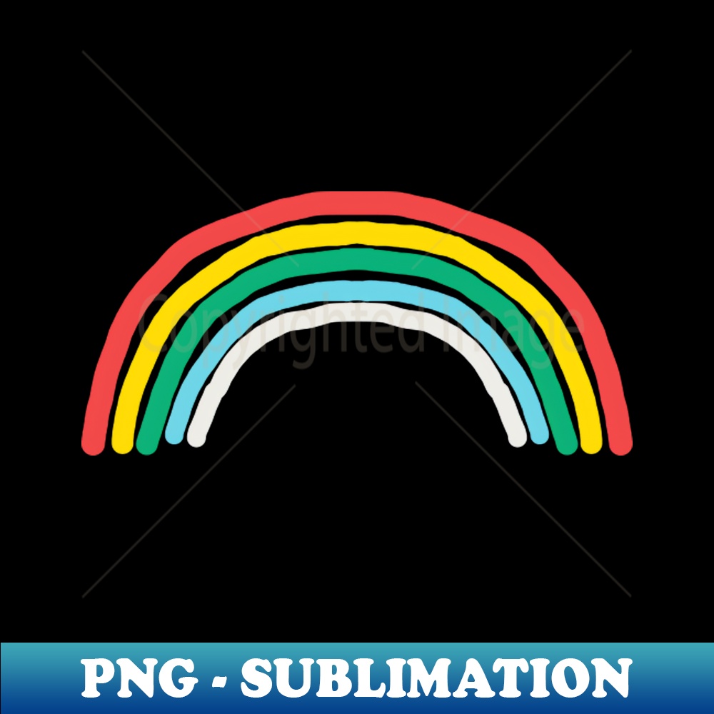 Rainbow for Spring - PNG Transparent Sublimation Design - Pe | Inspire ...
