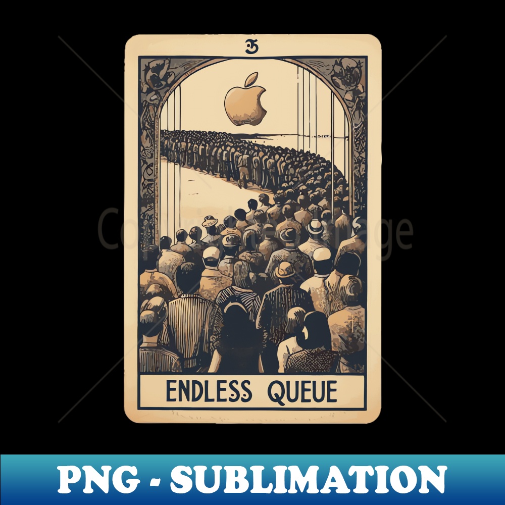 Tarot card The Endless Queue - Premium PNG Sublimation File | Inspire ...