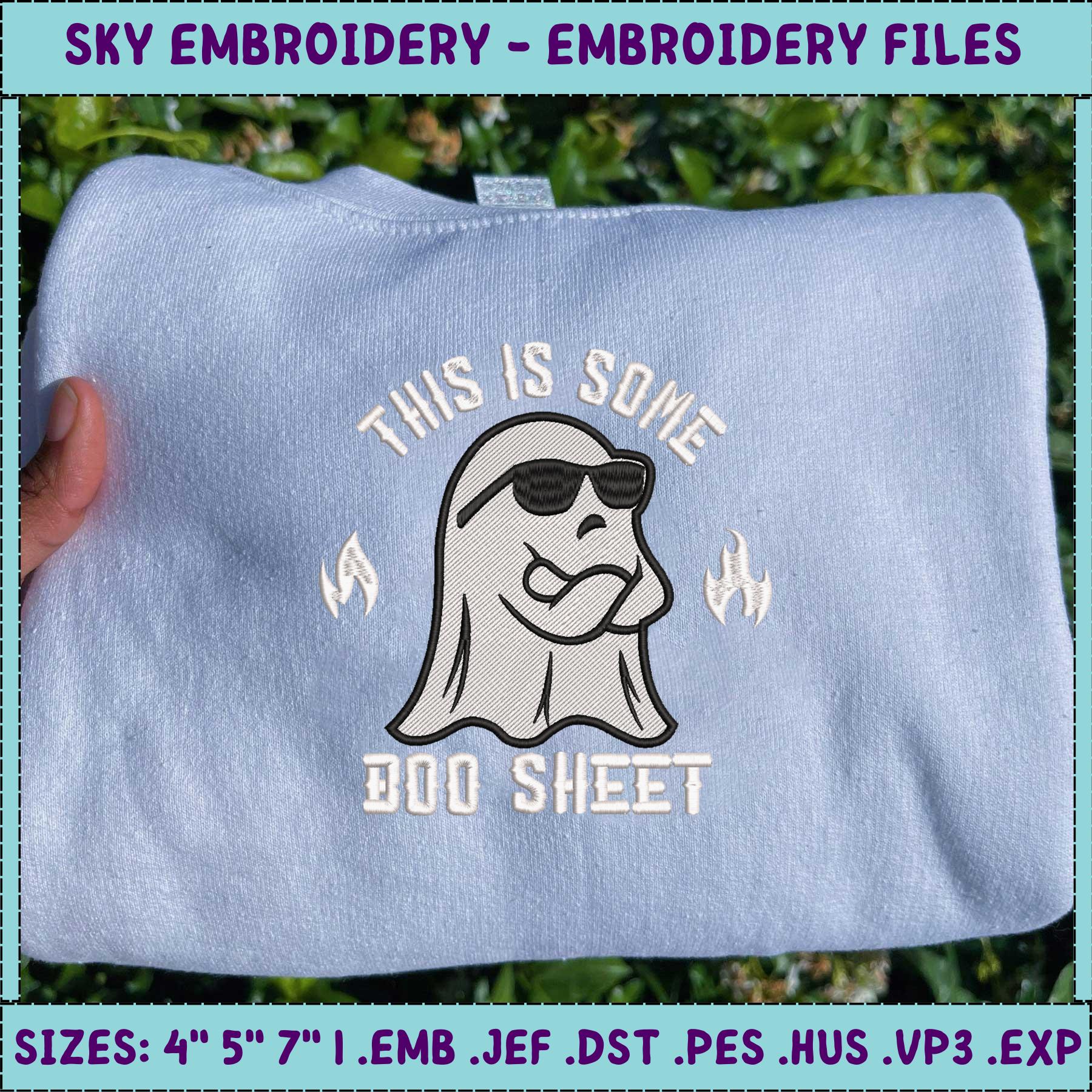 This Is Some Boo Sheet Spooky Halloween, Spooky Vibes Embroi | Inspire ...