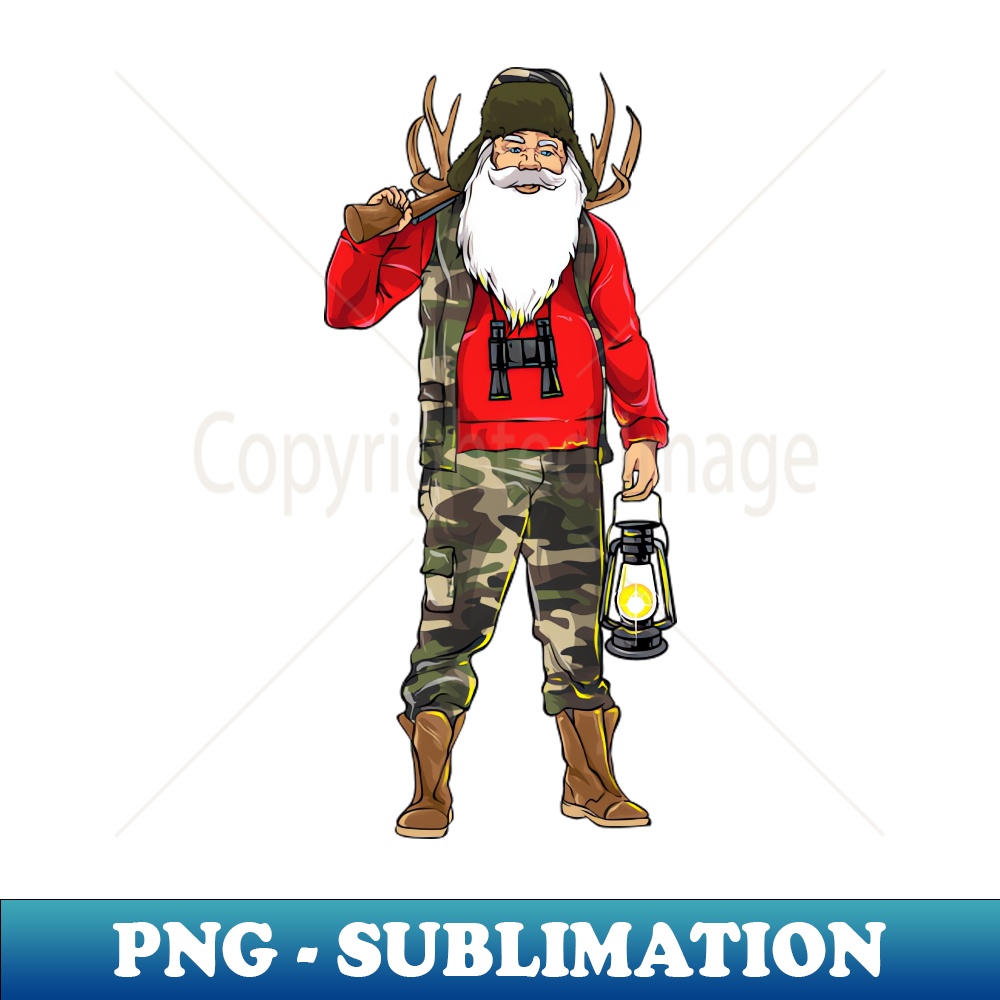 Hunter Hunting Santa Claus Hunt Merry Christmas - Profession | Inspire ...