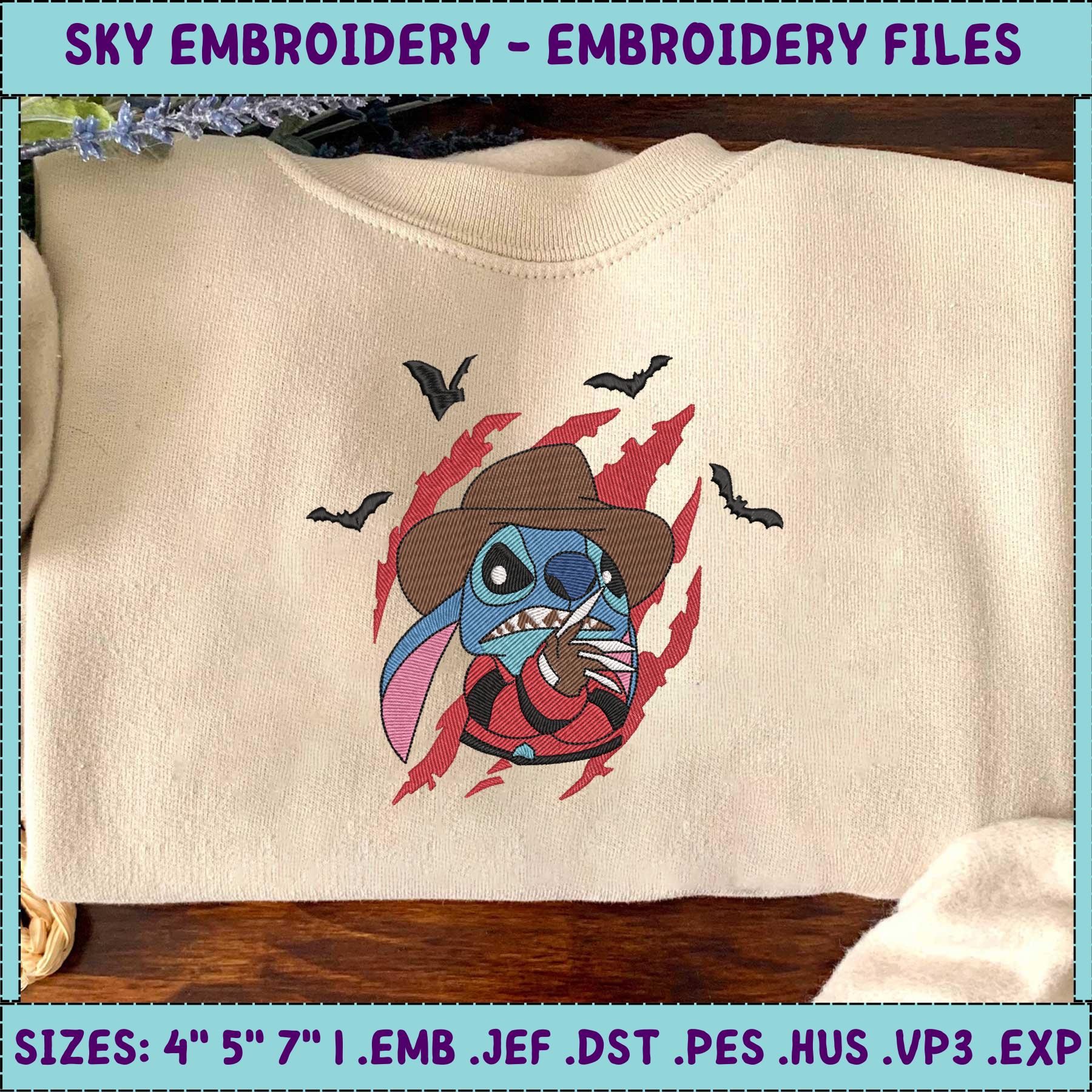 Horror Movie Killers Embroidery Design, The Killer Monster H | Inspire ...
