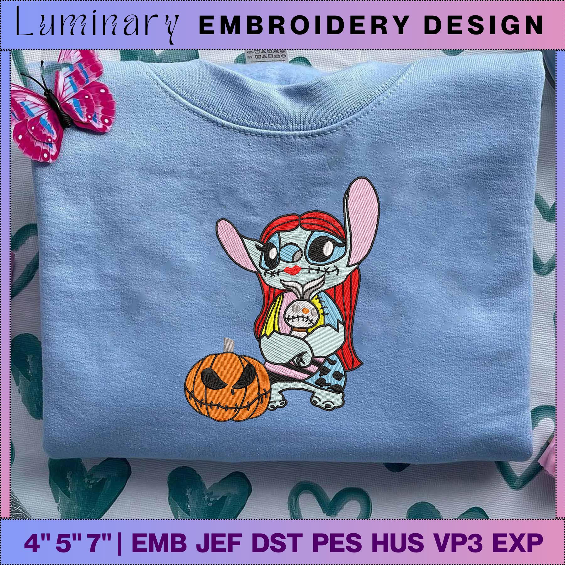 Sally Stitch Embroidery Design, Stitch Cosplay Embroidery De - Inspire ...