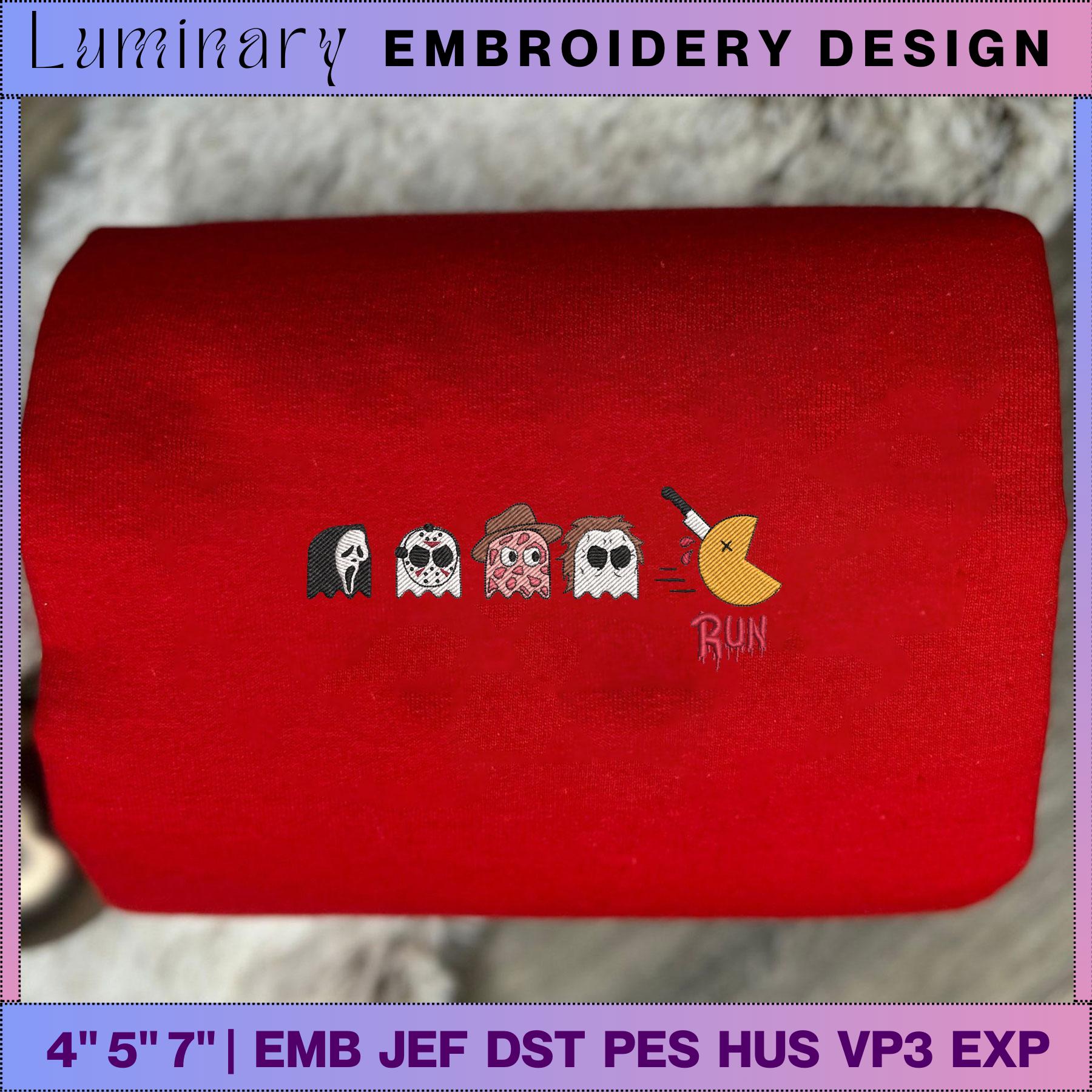 Customized Halloween Movie Embroidery Design, Horror Charact | Inspire ...