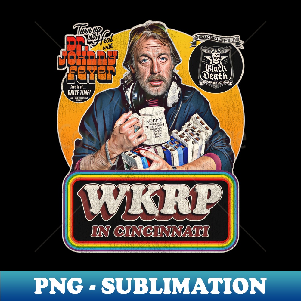 Dr Johnny Fever at Drive Time WKRP in Cincinnati - PNG Subli | Inspire ...