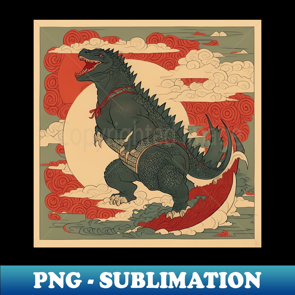 Godzilla nihonga - Signature Sublimation PNG File - Add a Fe | Inspire ...