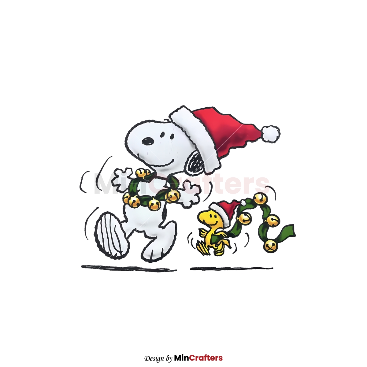 Santa Snoopy Christmas Cartoon Dog PNG Download | Inspire Uplift