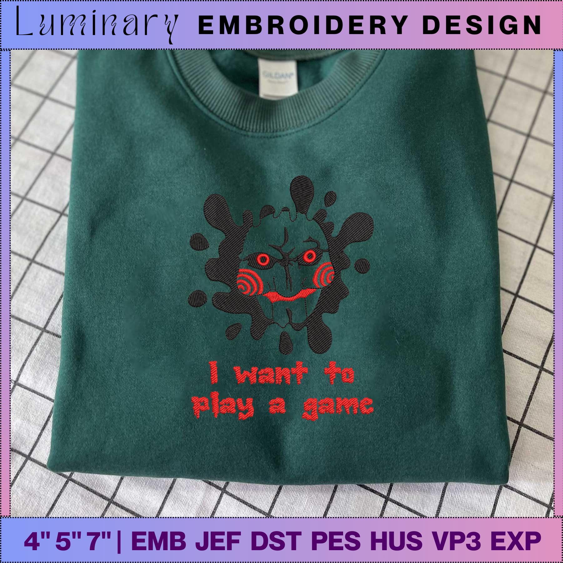 Killer Puppet Embroidery Design, Horror Movie Halloween Embr | Inspire ...