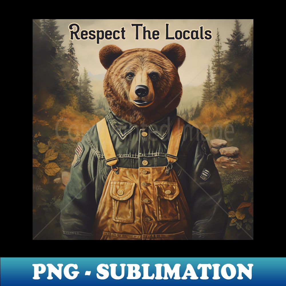 Respect The Locals - Premium PNG Sublimation File - Unleash | Inspire ...