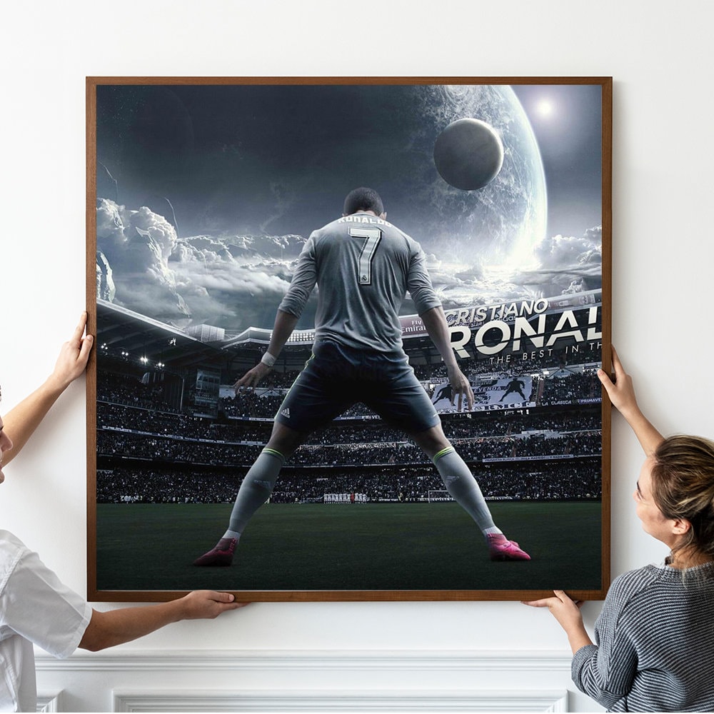 Cristiano Ronaldo CR7 Poster - Cristiano Ronaldo Footballer | Inspire Uplift