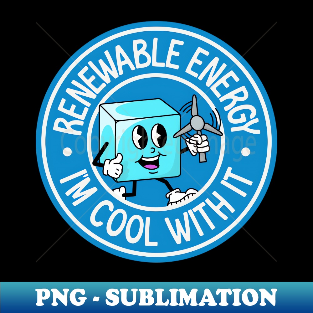 Renewable Energy Im Cool With It - Funny Climate Change Pun | Inspire ...